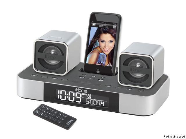 iHome 2.1 Stereo System with Clock Radio for iPod Model iH51BR - Newegg.com