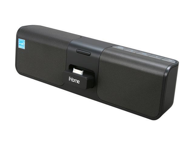 iHome Rechargeable Portable Stereo System for iPhone/iPod IP46BV ...