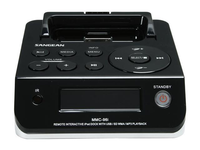 SANGEAN Remote Interactive iPod Dock With USB / SD WMA / MP3 Playback ...
