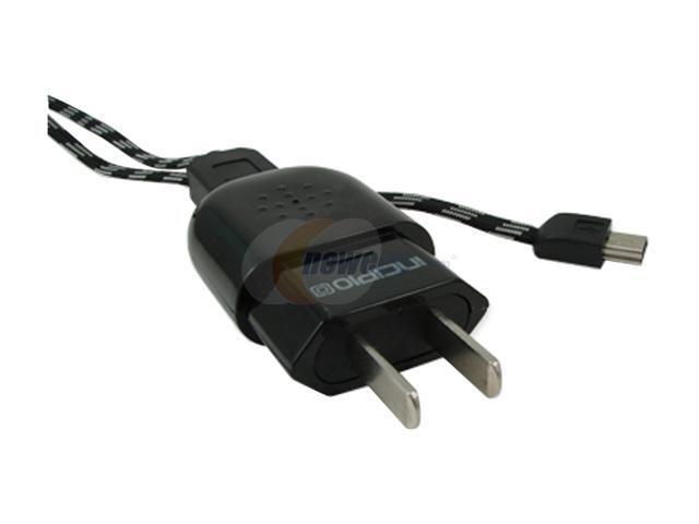 Incipio TONIC Universal USB AC Small Wall Charger With Mini USB Plug ID ...