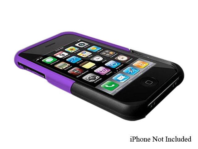 iFrogz Frosted Luxe Case Purple/Black for iPhone 3G/3GS (IPHONE3G-FL ...