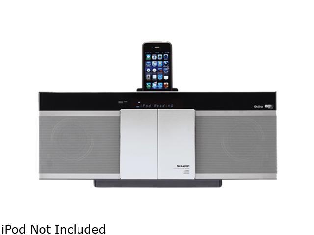 Sharp Slim Micro System with Docking Slot and Airplay - DK-KP95P ...