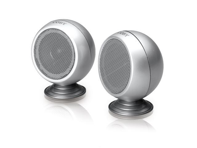 Coby CSP14 Personal Mini Stereo Speaker System - Newegg.com
