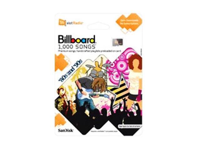 SanDisk slotRadio (1000 Songs) '80s & '90s Card - Newegg.com