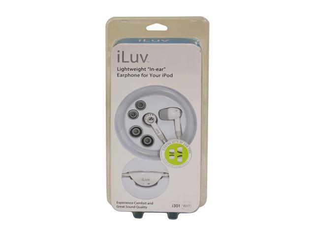 iLuv Lightweight "In-ear" White Earphone i301WHT - Newegg.com