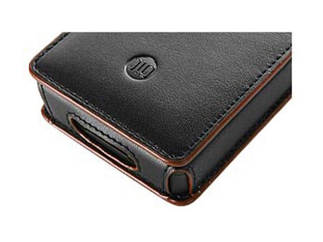 DLO Black Leather Folio Case w/Belt Clip for Zune 30GB 0054002 - Newegg.com