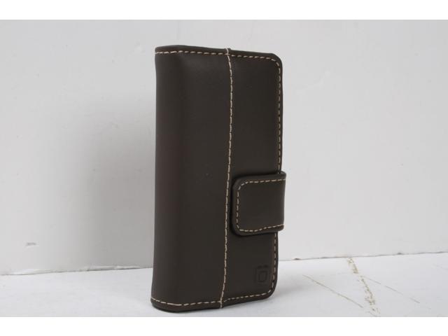 Incipio Chocolate Brown Leather Wallet Case for Microsoft Zune 4GB/8GB ...