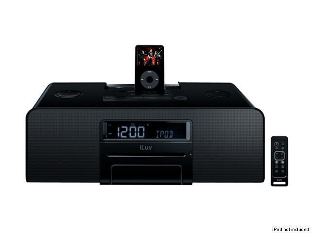 iLuv Hi-Fi Audio iPod System with CD Play Back Model i198BLK - Newegg.com