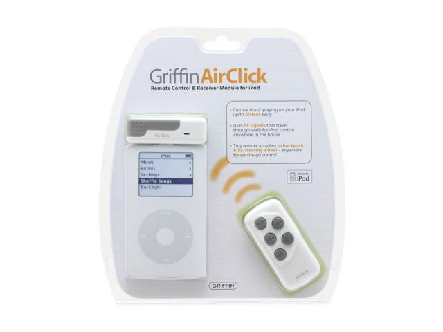 GRIFFIN AirClick Remote Control and Receiver Module for iPod Model 4021 ...