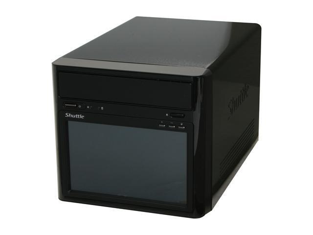Open Box: Black Shuttle D10 Intel Socket T(LGA775) Media Center Barebone System - Newegg.com