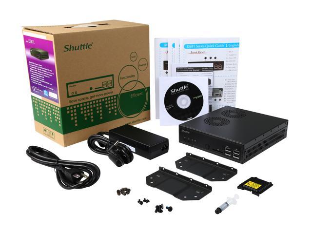 Shuttle DS81L Black Mini / Booksize Barebone System - Newegg.com