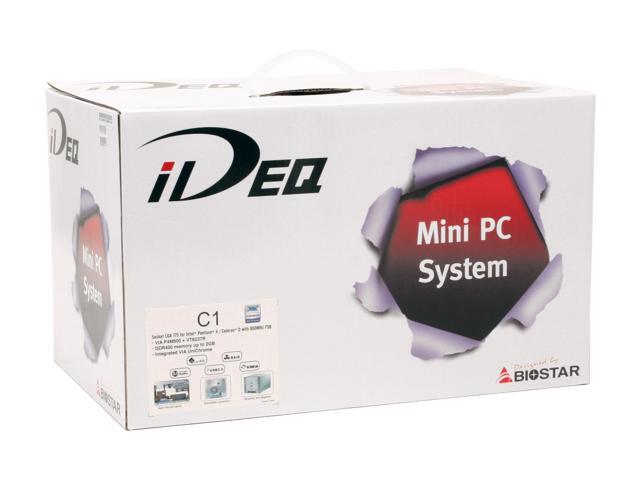 BIOSTAR iDEQ C1 Intel Socket T(LGA775) VIA P4M800 Barebone - Newegg.com