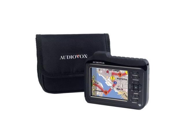 AUDIOVOX 3.5" 3.5 Inch Touch Screen Portable Navigation - Newegg.com