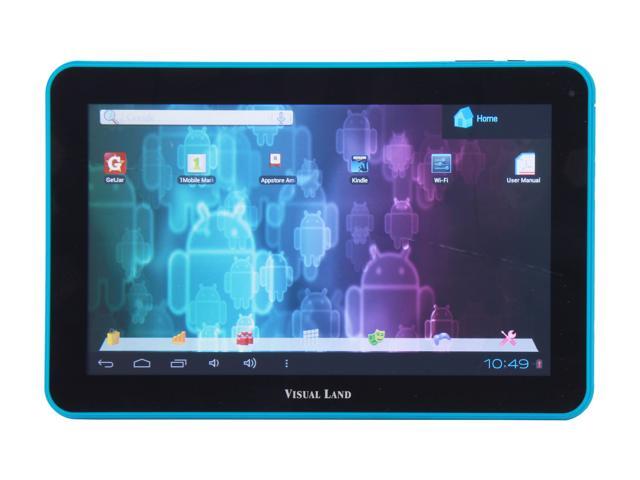 Open Box: Visual Land ME-110-16GB-BLU 10.0" Tablet, Blue - Newegg.com