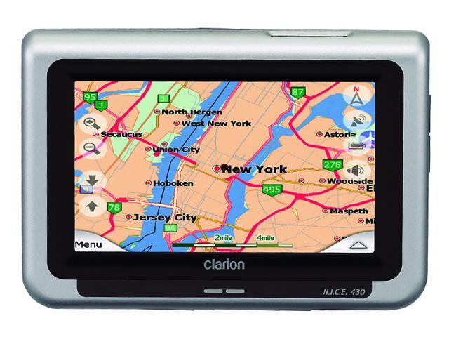 Clarion N.I.C.E. 430 4.3" Portable GPS Navigation - Newegg.ca