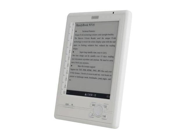 Hanvon WISEreader N516-W (White) - Includes 2GB SD Card, Free Leather ...
