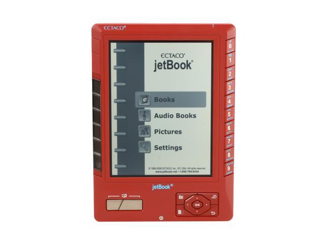 ECTACO jetBook e-Book Reader Burgundy JB5R-EN - Newegg.com