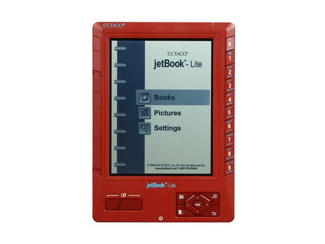 ECTACO E-Book Reader Burgundy jetBook-Lite - Newegg.com