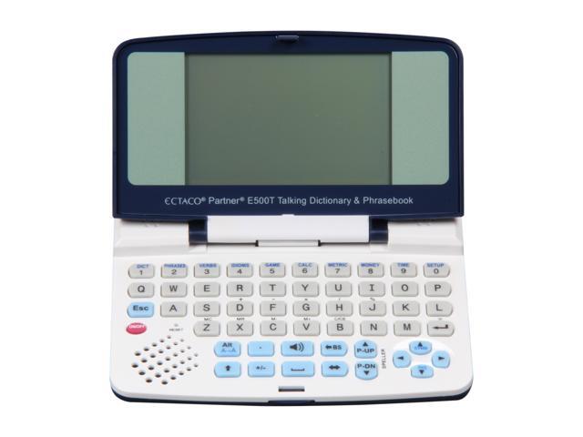 ECTACO Partner E500T English-Spanish Talking Electronic Dictionary and ...