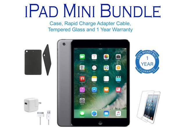 Refurbished: IPAD MINI 64GB BLACK WIFI +4G VERIZON (Refurbished) Bundle ...