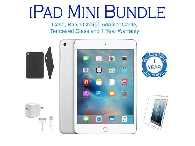 Refurbished: IPAD MINI 64GB WHITE WIFI +4G VERIZON (Refurbished) Bundle ...