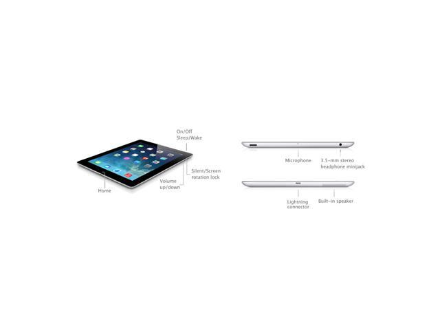 Refurbished: Apple iPad 4 MD512LL/A 64GB Flash Storage 9.7" Tablet PC ...
