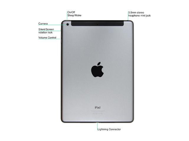 Refurbished: Apple iPad Air A1475 (MF003LL/A) 32GB Flash Storage 9.7 ...