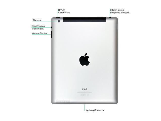 Refurbished: Apple iPad 4 A1459 (MD517LL/A) 32GB Flash Storage 9.7 ...
