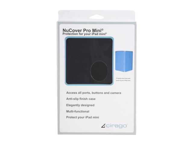 Cirago Black NuCover Pro Mini Anti-Slip Finish Front/Back Cover for ...