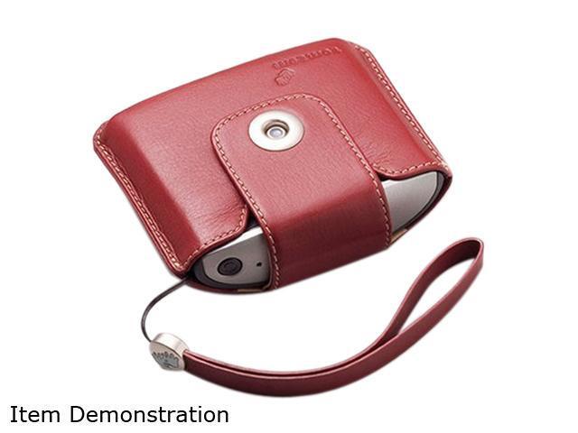 TomTom Leather Carry Case and Strap for TomTom One v2 (Red) - Newegg.com