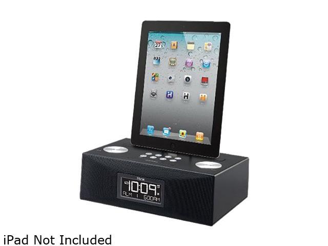 ihomeaudio ID83BZC App-Enhanced Dual Alarm Clock Radio for your iPad ...