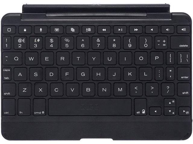 ZAGG Black ZAGGkeys Cover with Backlit Keyboard for Apple iPad mini ...