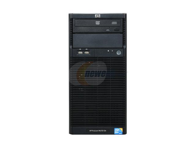 HP ProLiant ML110 G6 Tower Intel X3430 2.40GHz 2GB Memory w/ DVD ROM & 160GB HDD installed ...