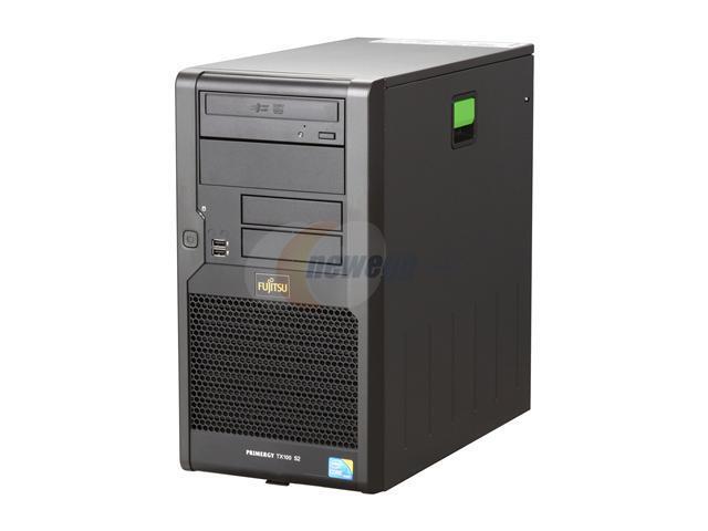 Fujitsu PRIMERGY TX100 S2 Tower Server System Intel Core i3-540 3.06GHz ...