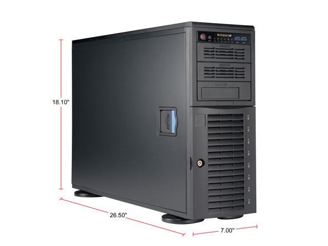 SUPERMICRO SuperWorkstation Mid-tower Server System Intel Xeon 128GB ...