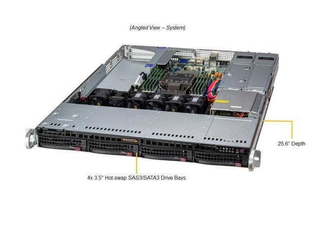 Supermicro 1U Gold Series WIO Server (SYS-511E-WR-G1) - Newegg.ca