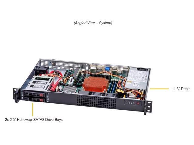 Supermicro 1U Gold Series Edge Server (SYS-111AD-HN2-02-G1) - Newegg.com