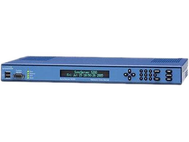 Microsemi Time Server SyncServer S200 Enterprise Class GPS Network Time Server 1520R-S200-RB ...