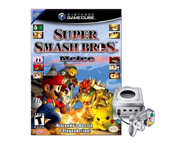 Nintendo Platinum GameCube Hardware with Super Smash Bros Melee Game Pak - Newegg.com