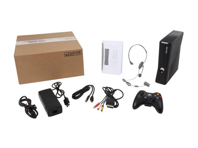 Refurbished: Microsoft Xbox 360 Slim 4GB internal flash memory Black ...