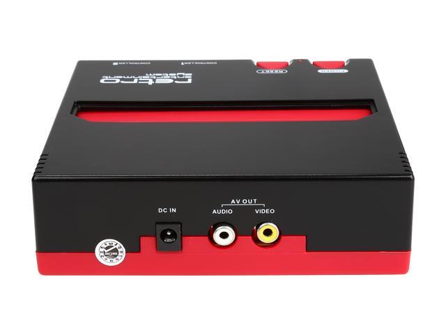 Retro-Bit Original NES Console 8 Bit Top Loader Black/Red Retro ...