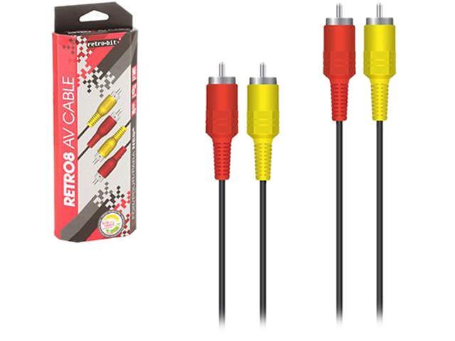 Retro-Bit NES - Cable - AV Cable - 2 Prong - Red-Yellow (Retro-Bit ...