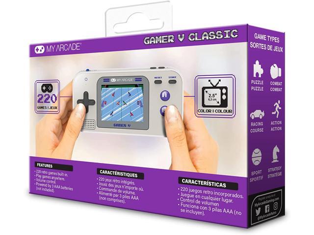 My Arcade Gamer V Classic Handheld Gaming System With 220 Games ...