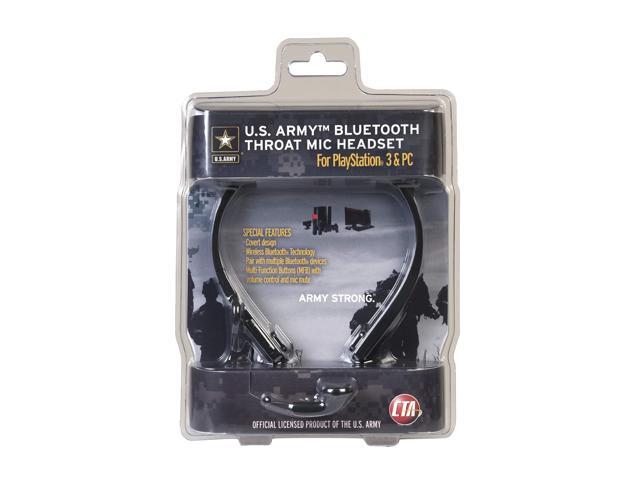 CTA Digital U.S. Army Bluetooth Throat Mic Headset for PlayStation 3 ...