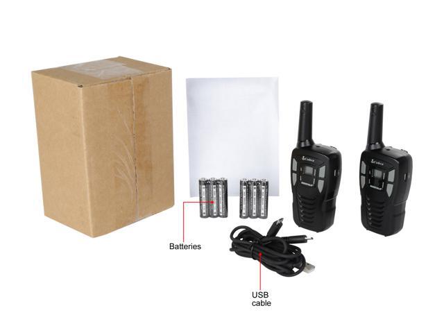 Refurbished: Cobra CXT145 16-Mile 2-Way Radios Walkie Talkies, 2-Pack ...