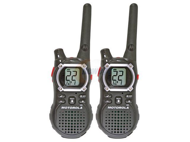 MOTOROLA EM1000 Talkabout GMRS/FRS 2-Way Radios with 20-Mile Range ...