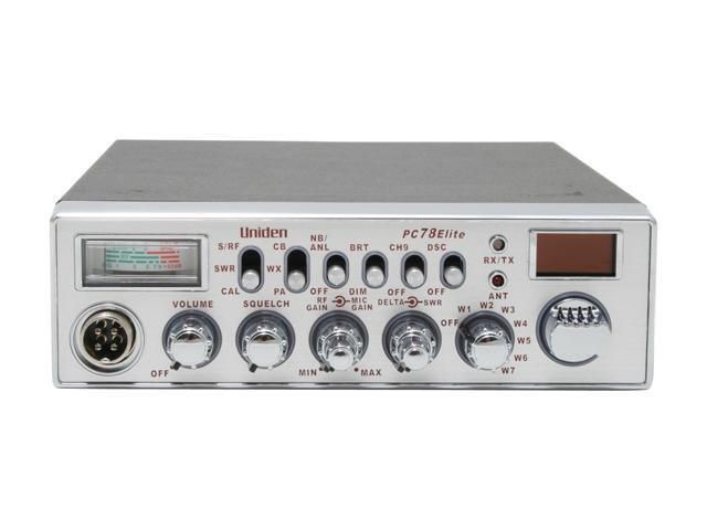 Uniden PC78 Elite Bearcat Pro Series CB Radio with Ergonomic Pistol ...