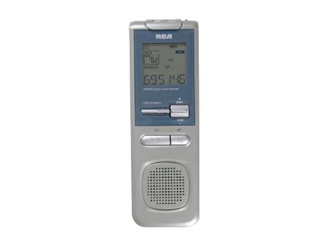 RCA VR5330R 2GB Digital Voice Recorder with Built-in USB Arm (Silver ...