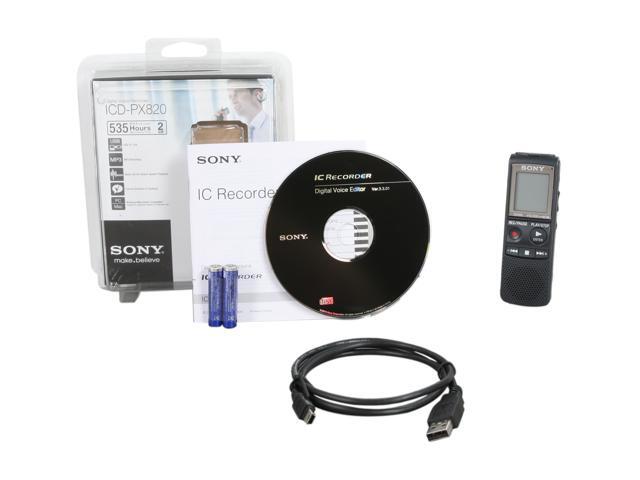SONY ICD-PX820 Digital Voice Recorder - Newegg.com