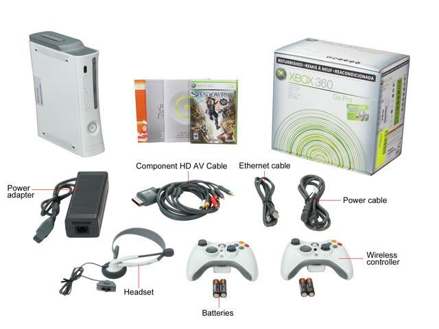 Microsoft XBOX 360 Pro 20GB Hard Drive w/Shadowrun - Newegg.com